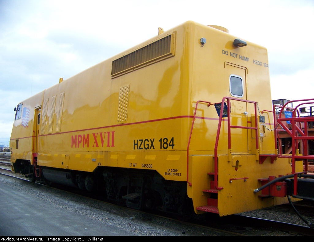 HZGX 184 back side of power unit